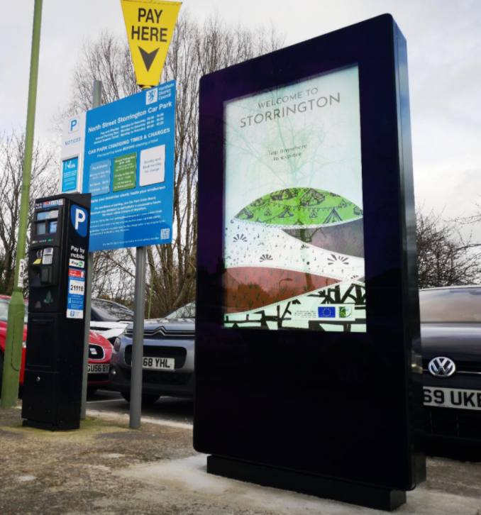 Exterior Freestanding Digital Screens