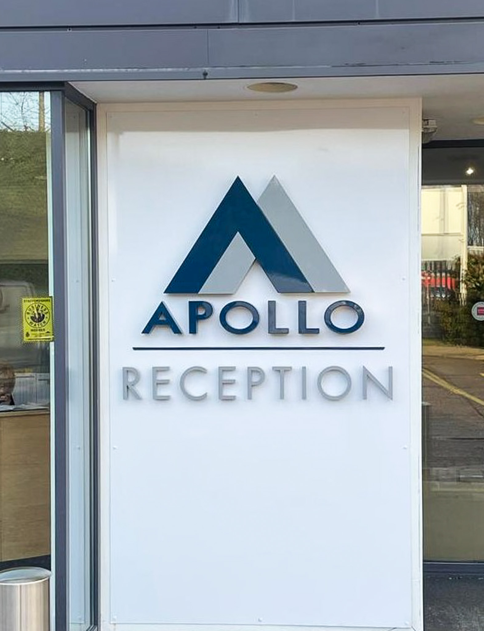 Rebrand using existing signage