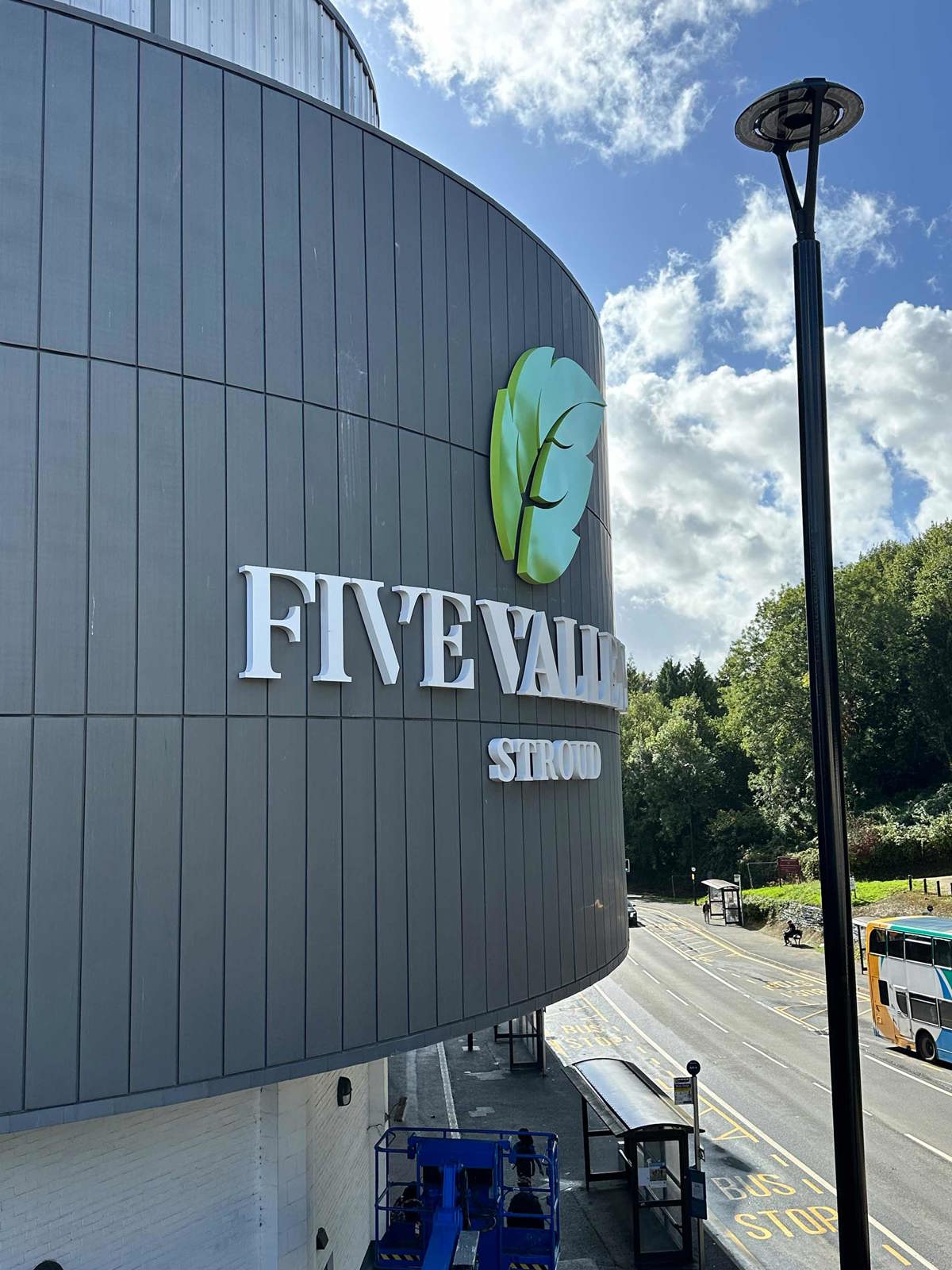 Transforming Five Valleys Exterior Signage
