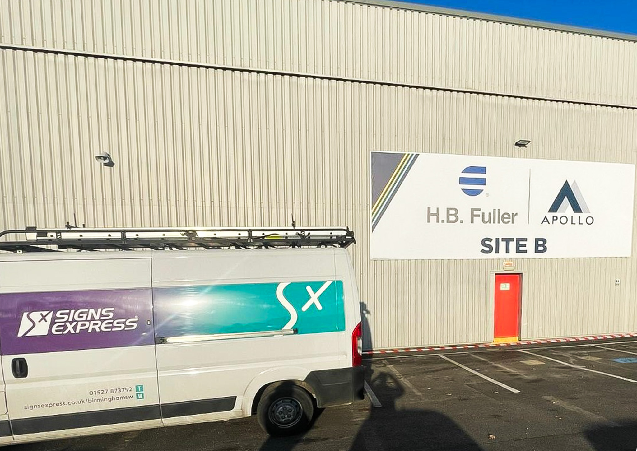 Rebrand using existing signage