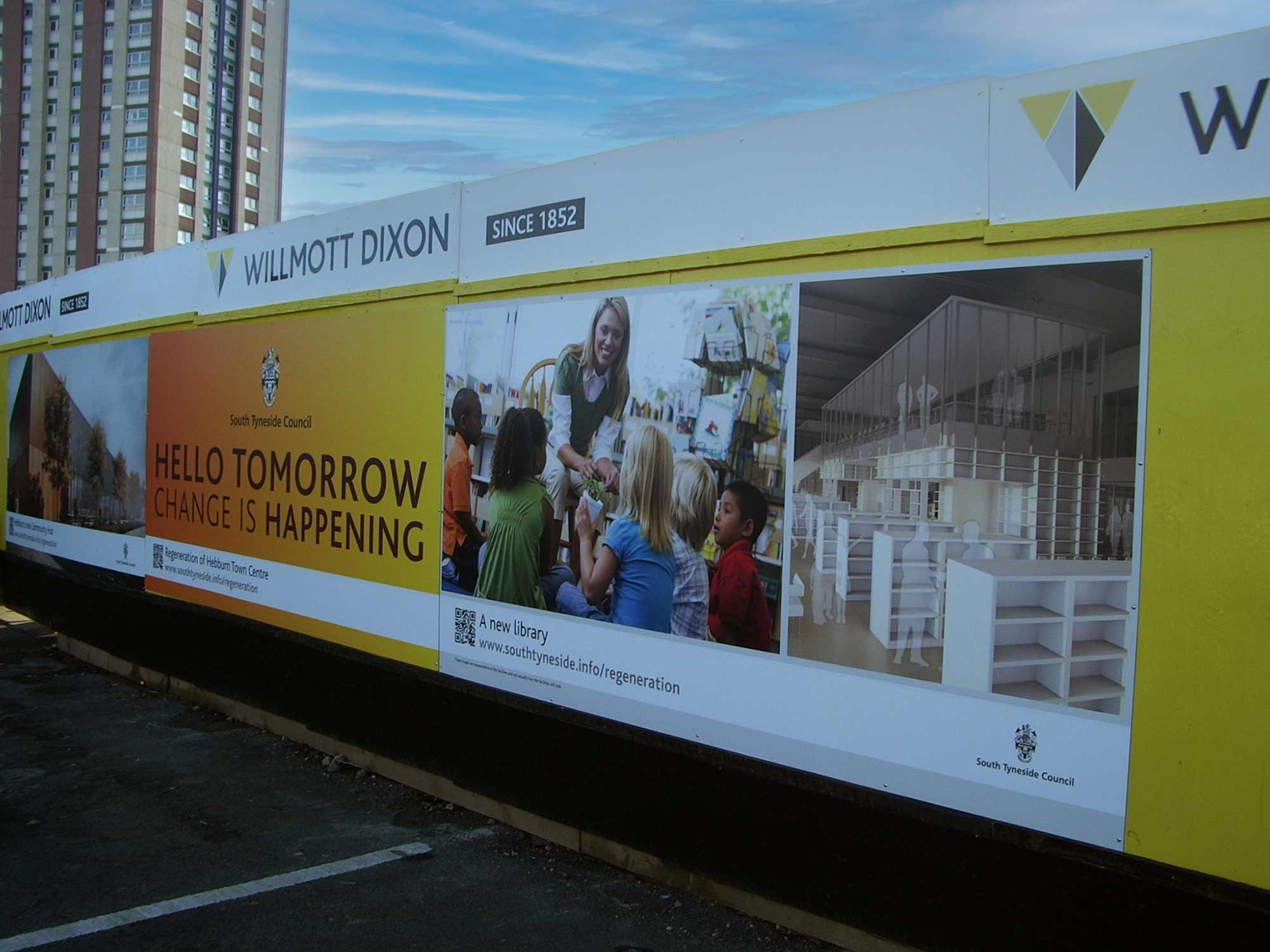 Construction Site Hoardings in Bristol - Signs Express