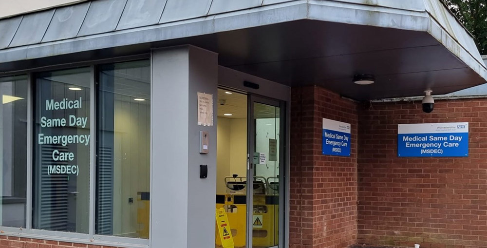 Signage for Worcestershire Royal’s brand-new A&E unit