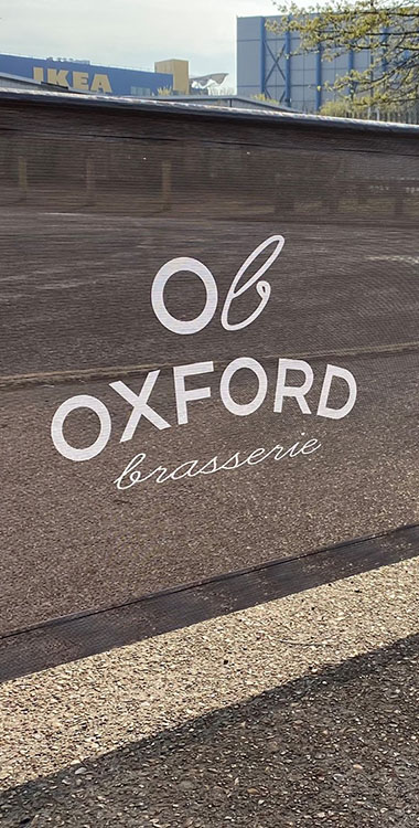 Café Style Barriers | Promotional Barriers | Windbreaks